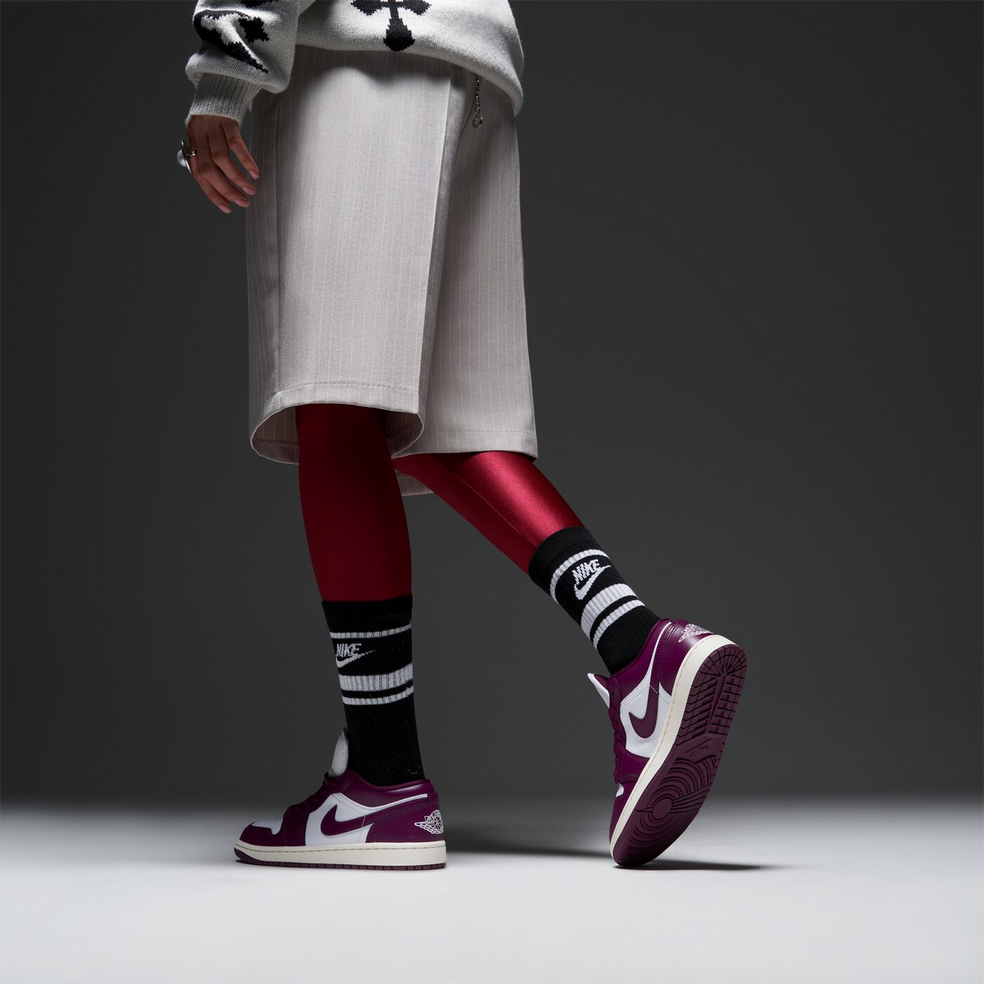 AIR JORDAN 1 LOW DC0774-161 | farba BORDOVÁ | Módne Tenisky. Ženy Obuv ...