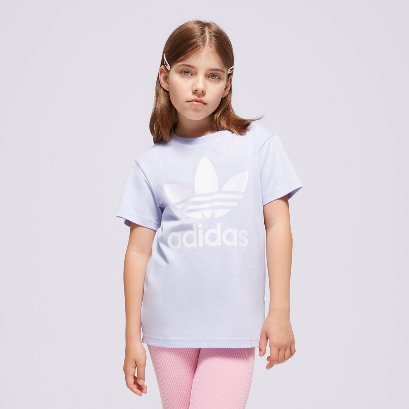 ADIDAS TRIČKO TREFOIL TEE GIRL IN8447 | farba FIALOVÁ | Módne Tričká ...