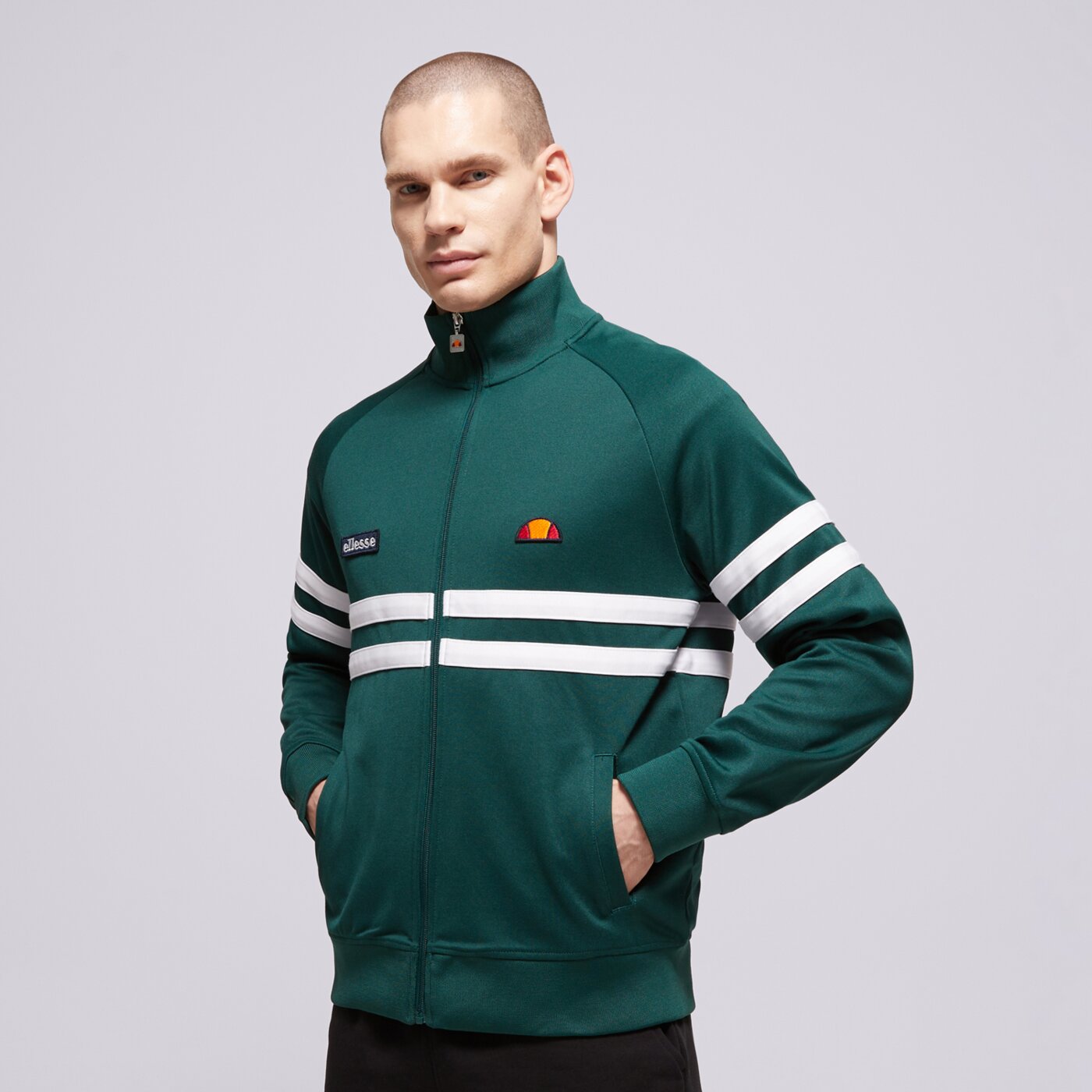 ELLESSE MIKINA RIMINI DGREEN TRACK JACKET SHB00892502 | farba ZELENÁ ...