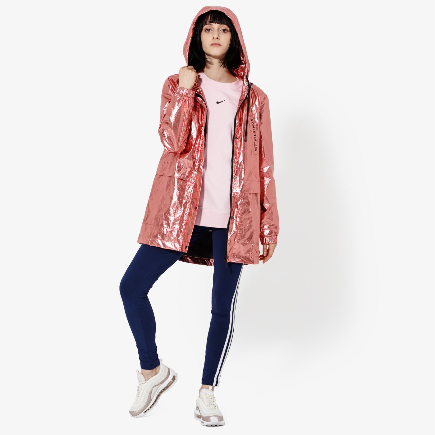 ADIDAS LEGGINGS 3 STR TIGHT ADICOLOR DV2615 | farba TMAVOMODRÁ | Módne ...