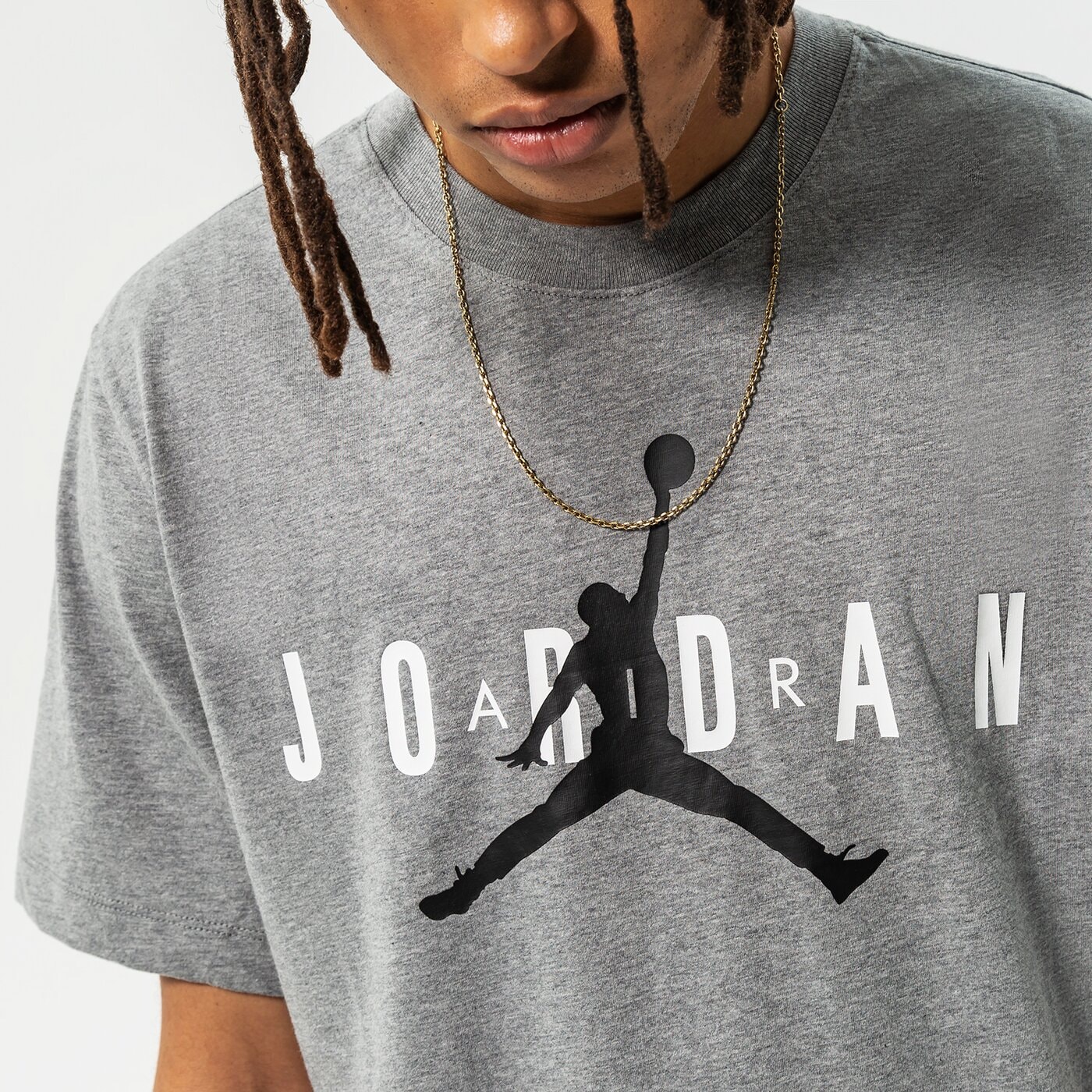 JORDAN TRIČKO AIR TRIČKO CK4212-092 | farba SIVÁ | Módne Tričká. Muži ...