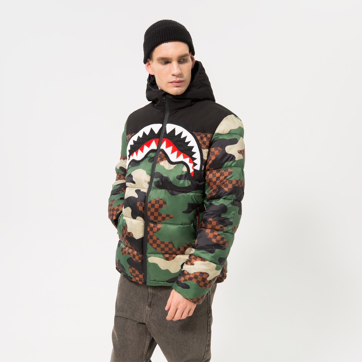 SPRAYGROUND BUNDA ZIMNÁ DOWN JACKET CHECK 21SFW016 | farba VIACFAREBNÁ ...