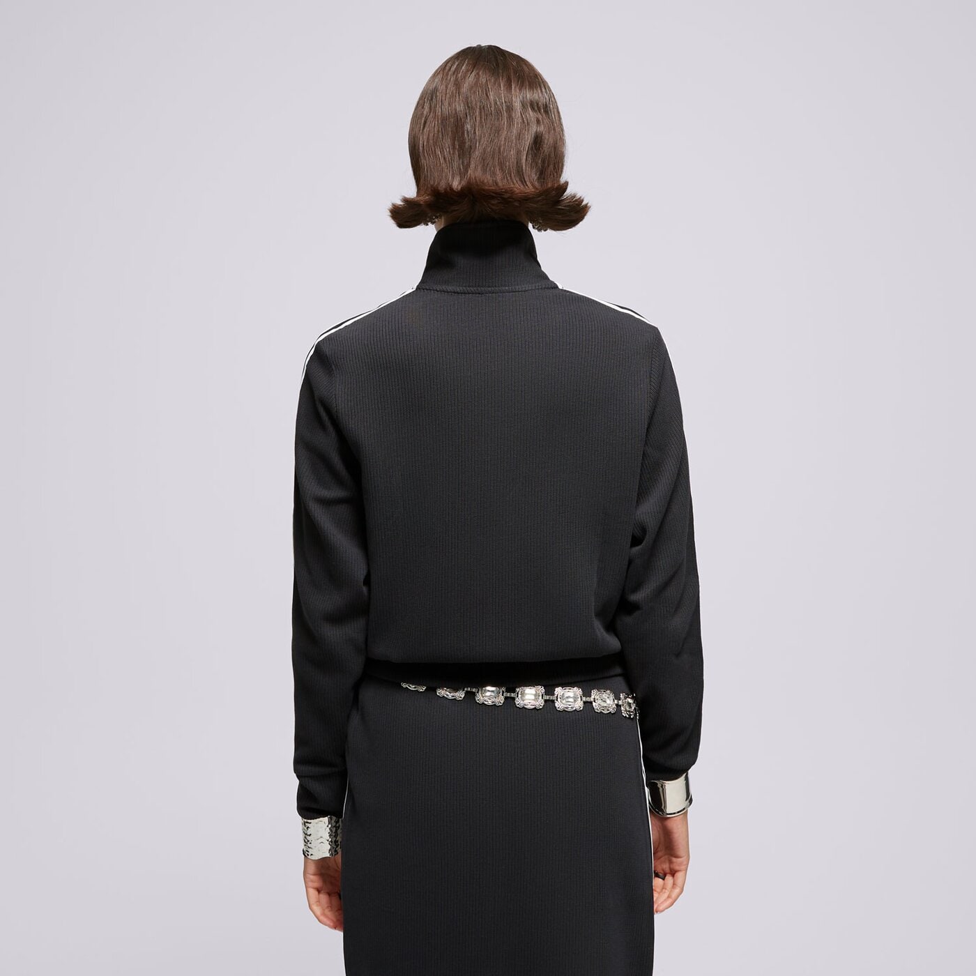 ADIDAS MIKINA KNITTED TOP IY7278 | farba čierna | Módne Mikiny. Ženy ...