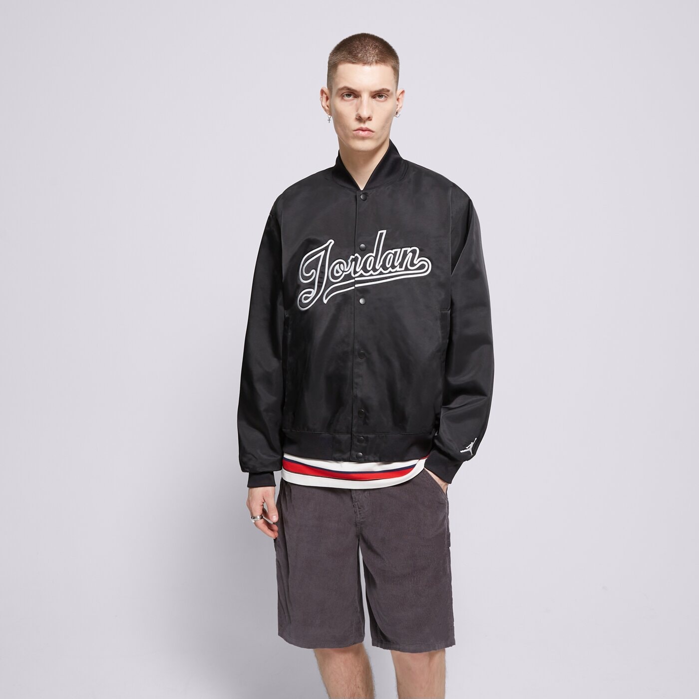 JORDAN BUNDA M J FLT MVP STMT JKT FN4659-010 | farba čierna | Módne Prechodné bundy. Muži ...