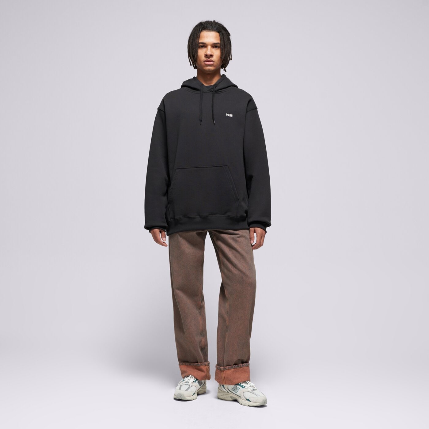VANS MIKINA S KAPUCŇOU LEFT CHEST II LOOSE PO VN000P21BLK1 | farba ...