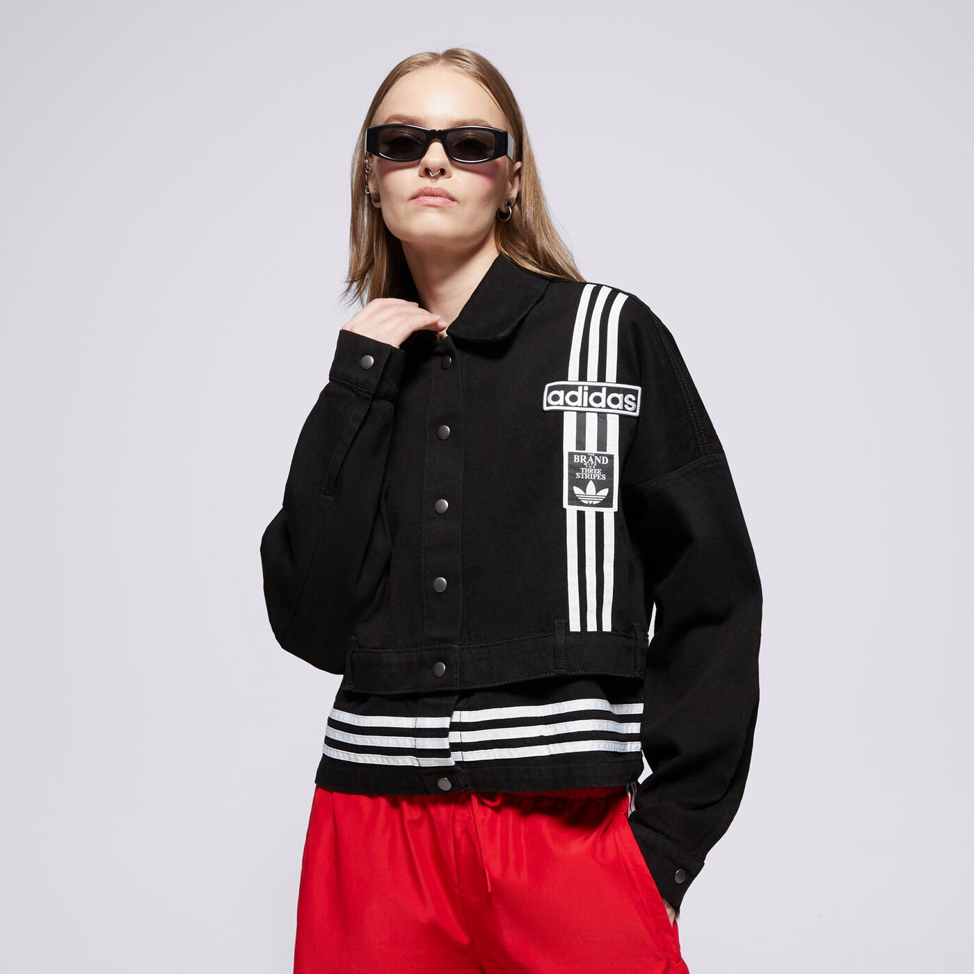 ADIDAS BUNDA DENIM TRACK TOP JJ3095 | farba čierna | Módne Prechodné ...
