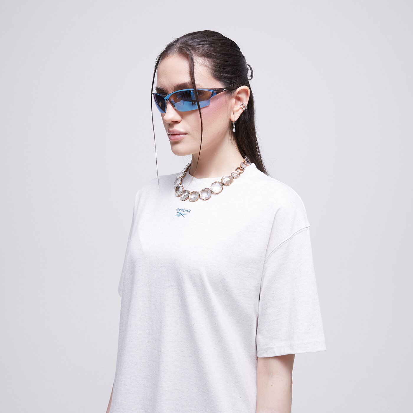 REEBOK TRIČKO CL AE RELAXED FIT TEE IC8092 | farba BIELA | Módne Tričká ...