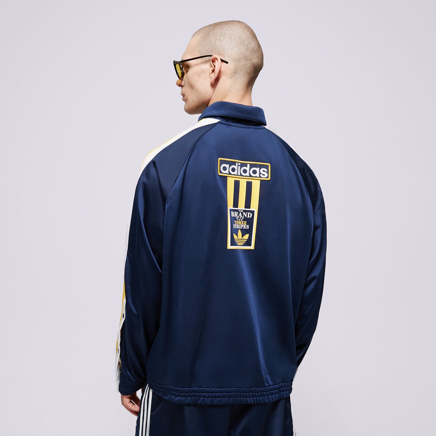 ADIDAS MIKINA ADIBREAK TT IU2363 | farba TMAVOMODRÁ | Módne Mikiny ...