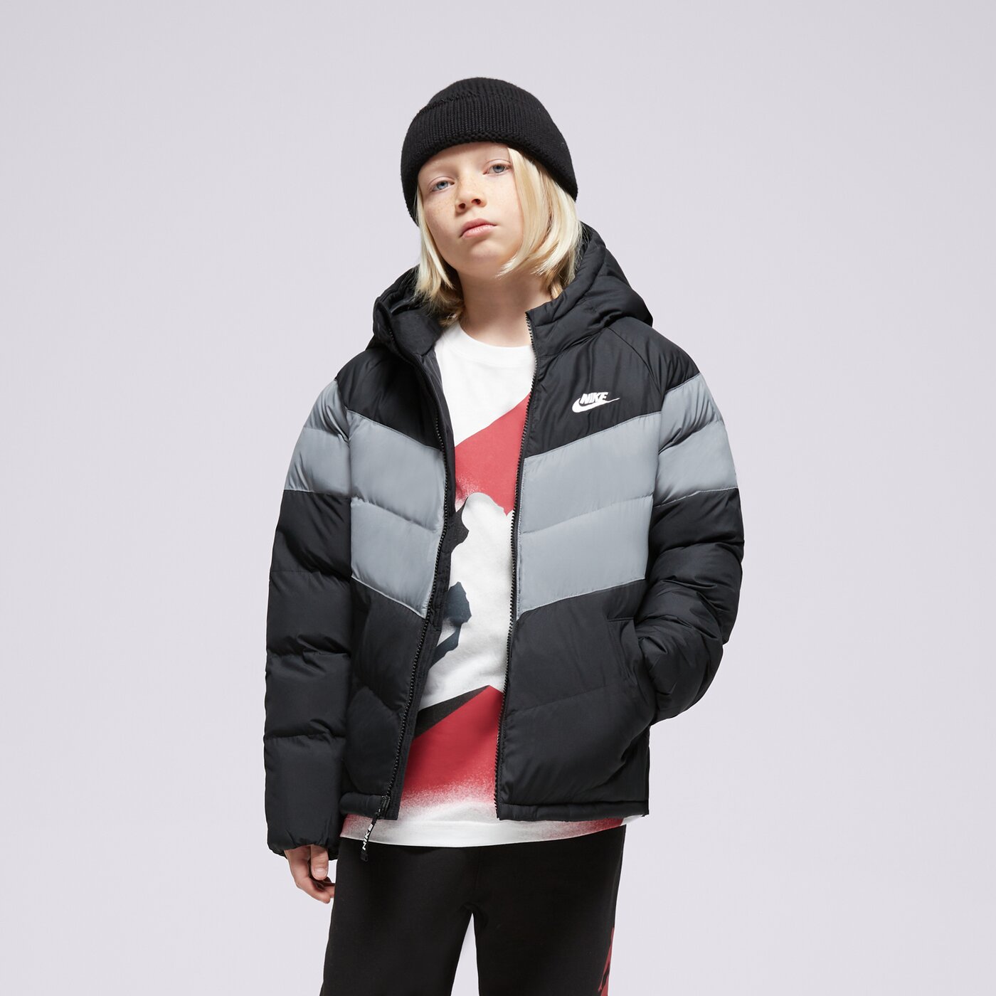 NIKE BUNDA ZIMNÁ K NSW SYN FL HD JCKT BOY FN7730-013 | farba čierna ...