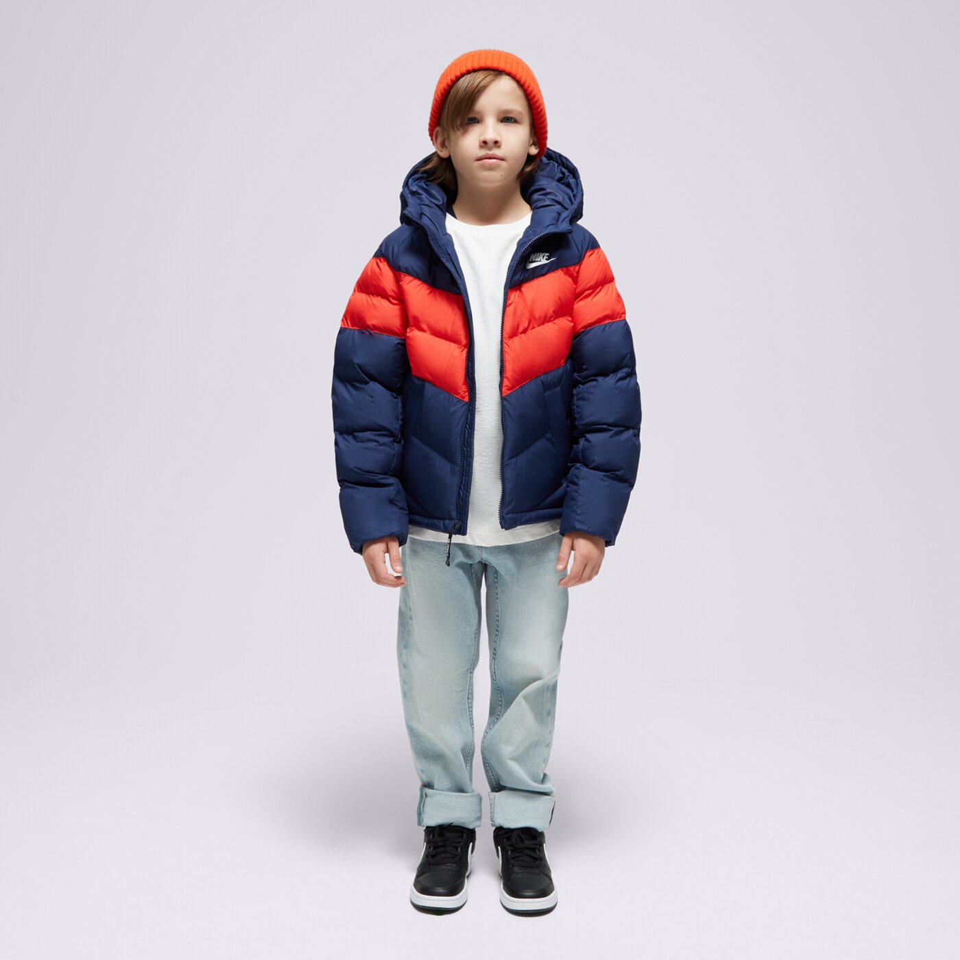 NIKE BUNDA ZIMNÁ K NSW SYN FL HD BOY FN7730-410 | farba TMAVOMODRÁ ...