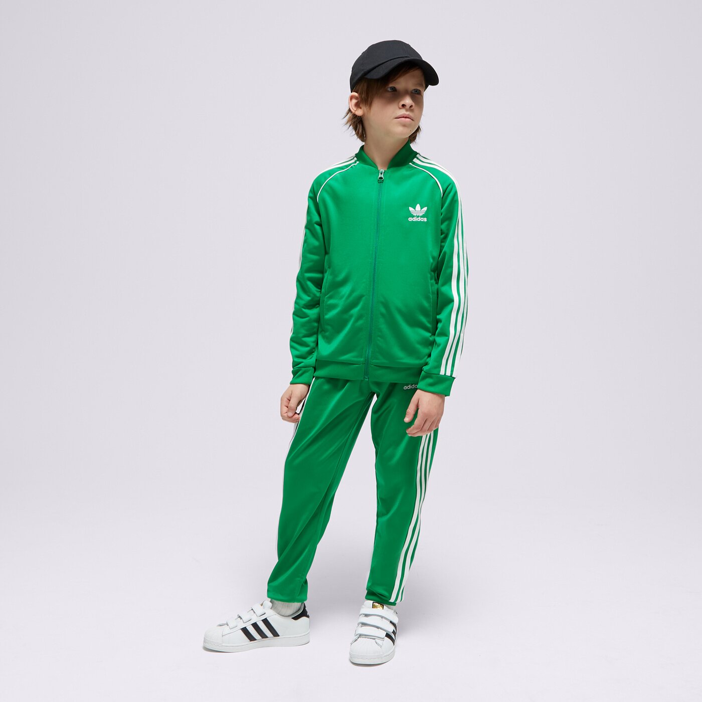 ADIDAS MIKINA SST TRACK TOP BOY IN4744 | farba ZELENÁ | Módne Mikiny ...