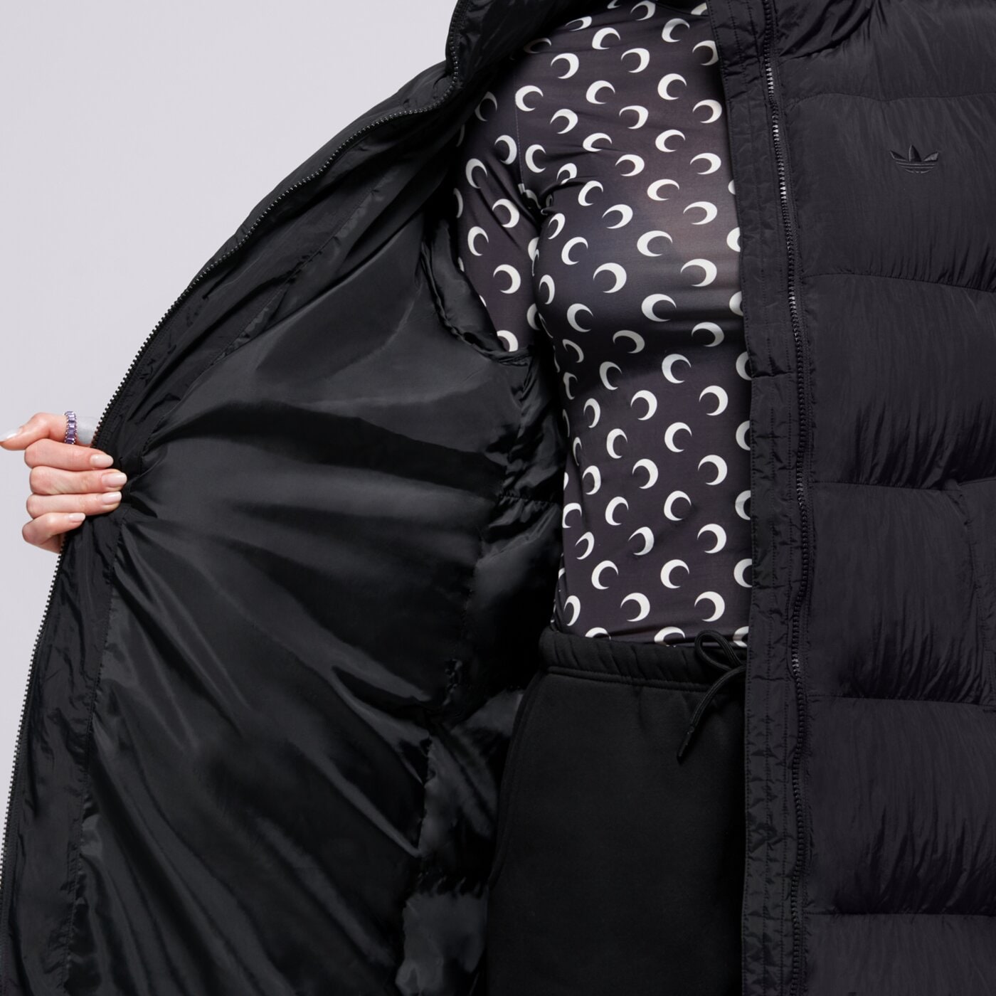 ADIDAS BUNDA LONG PUFFER JX2957 | farba čierna | Módne Zimné bundy ...