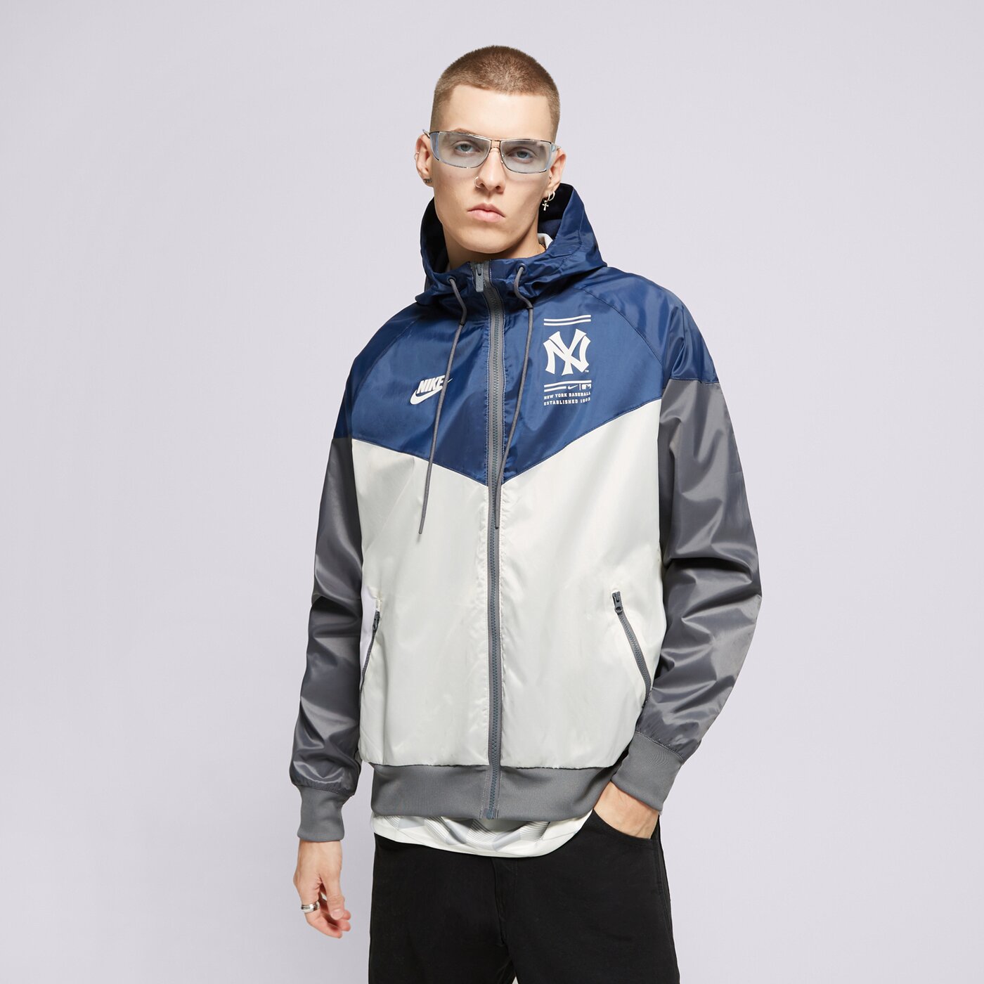 NIKE BUNDA WINDRUNNER NEW YORK YANKEES MLB 01BZ-09IU-N27-WWC | farba TMAVOMODRÁ | Módne ...