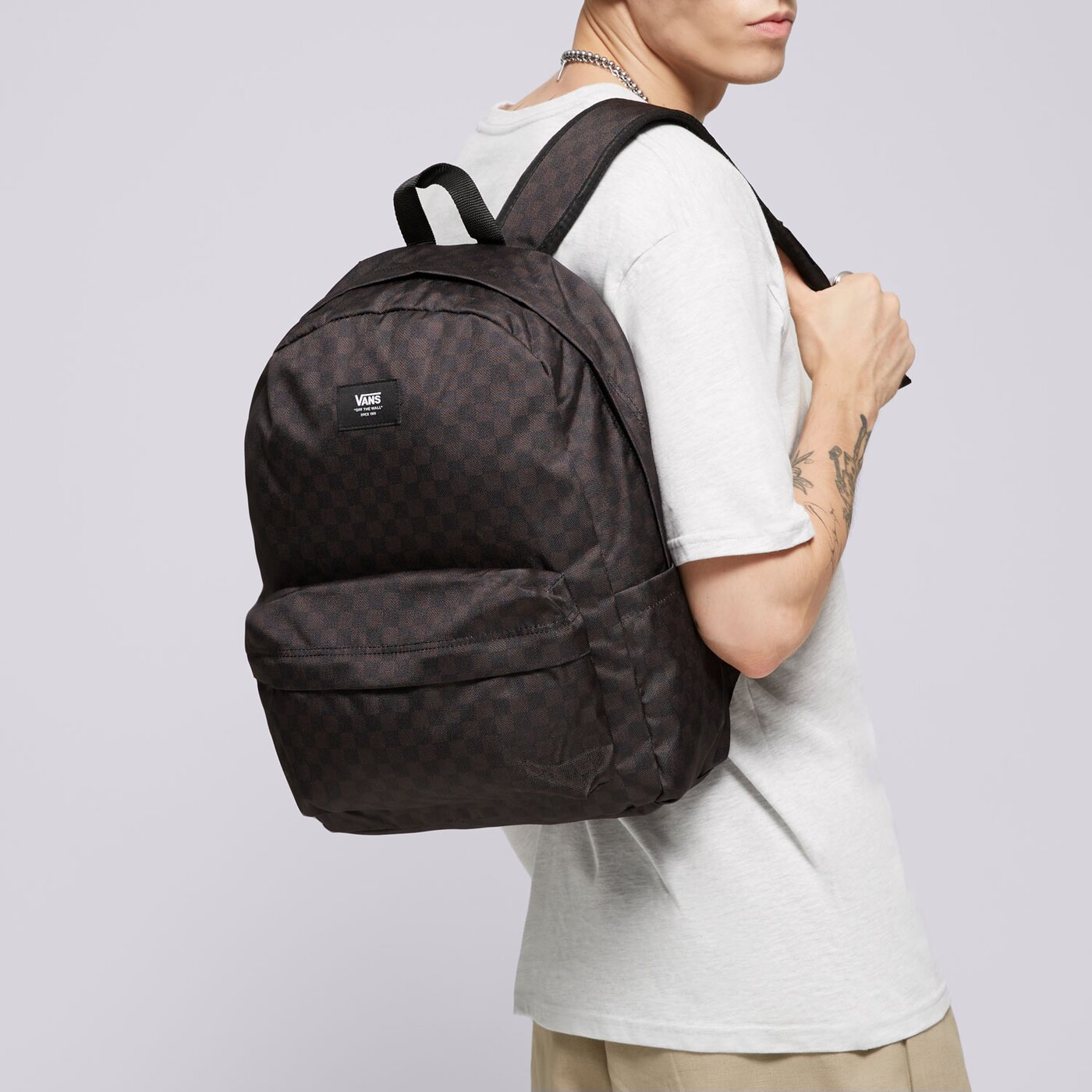 VANS RUKSAK OLD SKOOL CHECK BACKPACK VN000H4XBA51 | farba čierna ...