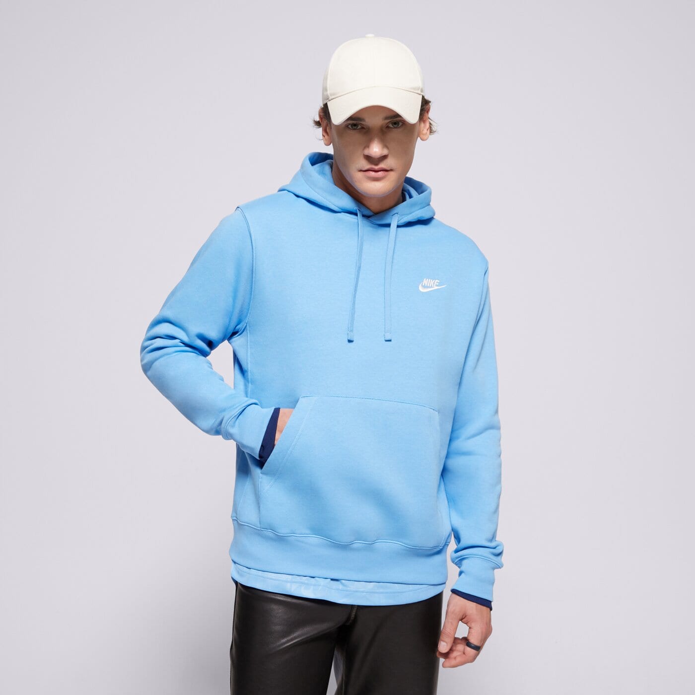 NIKE MIKINA S KAPUCŇOU NIKE SPORTSWEAR CLUB FLEECE BV2654-412 | farba ...