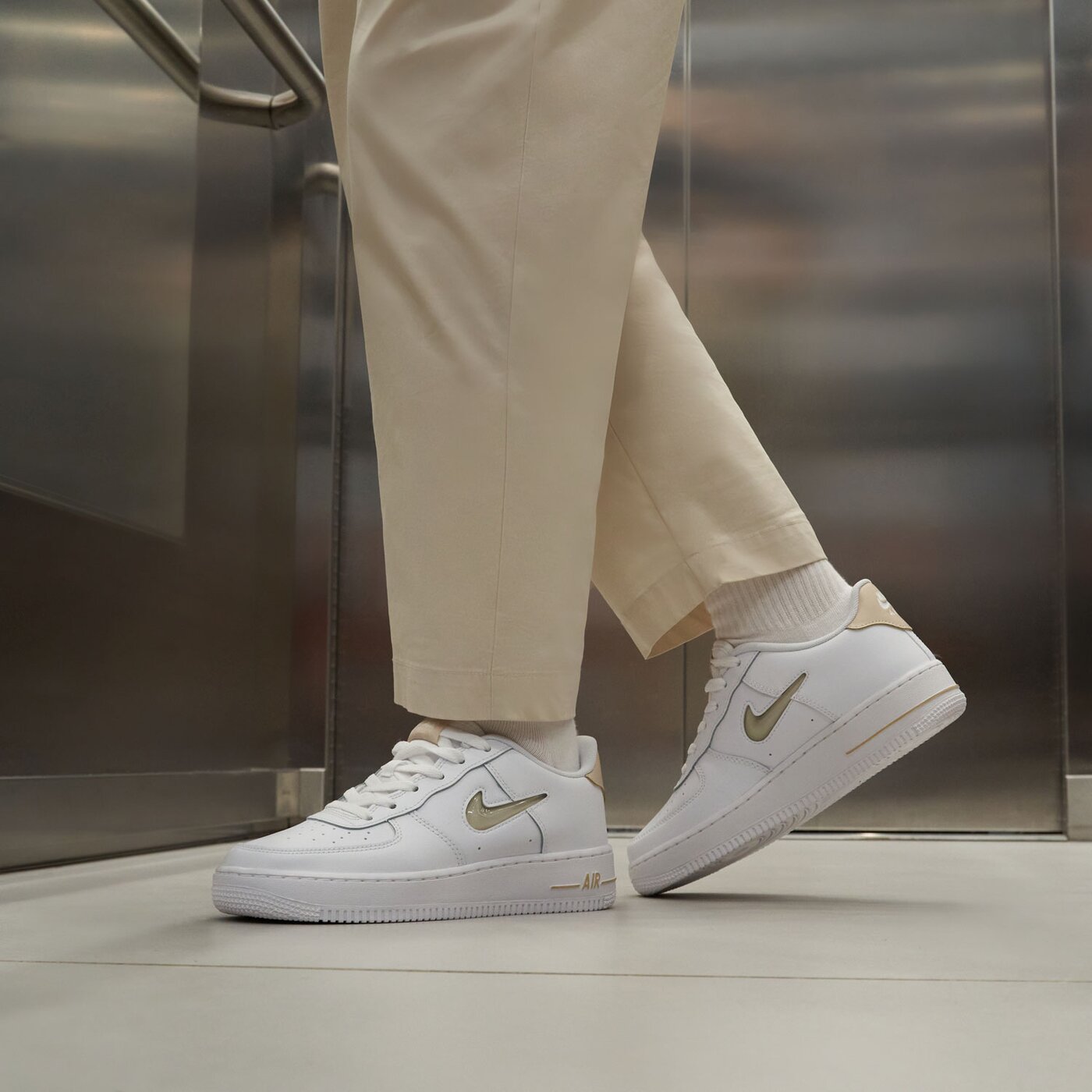 NIKE AIR FORCE 1 GS HV2535-101 | farba BIELA | Módne Tenisky. Deti Obuv ...
