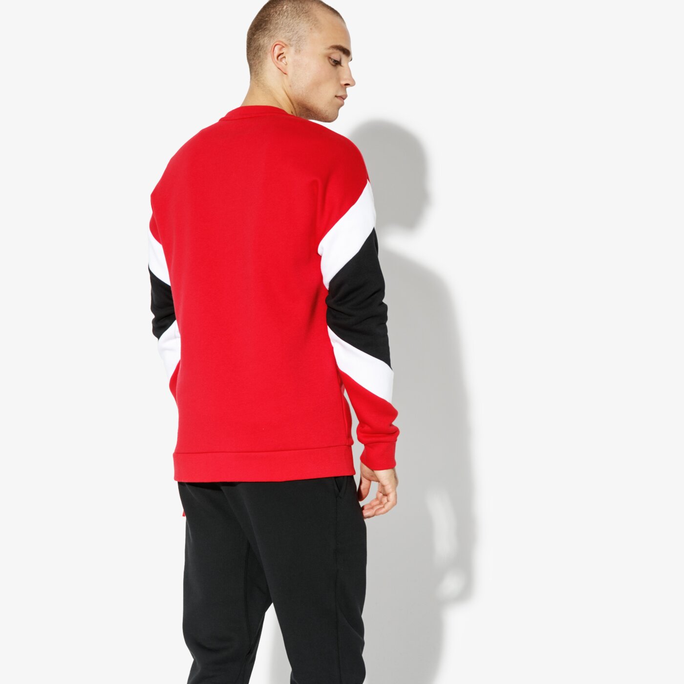 NIKE MIKINA M NSW CREW FLC NIKE AIR 928635-687 | farba ČERVENÁ | Módne ...