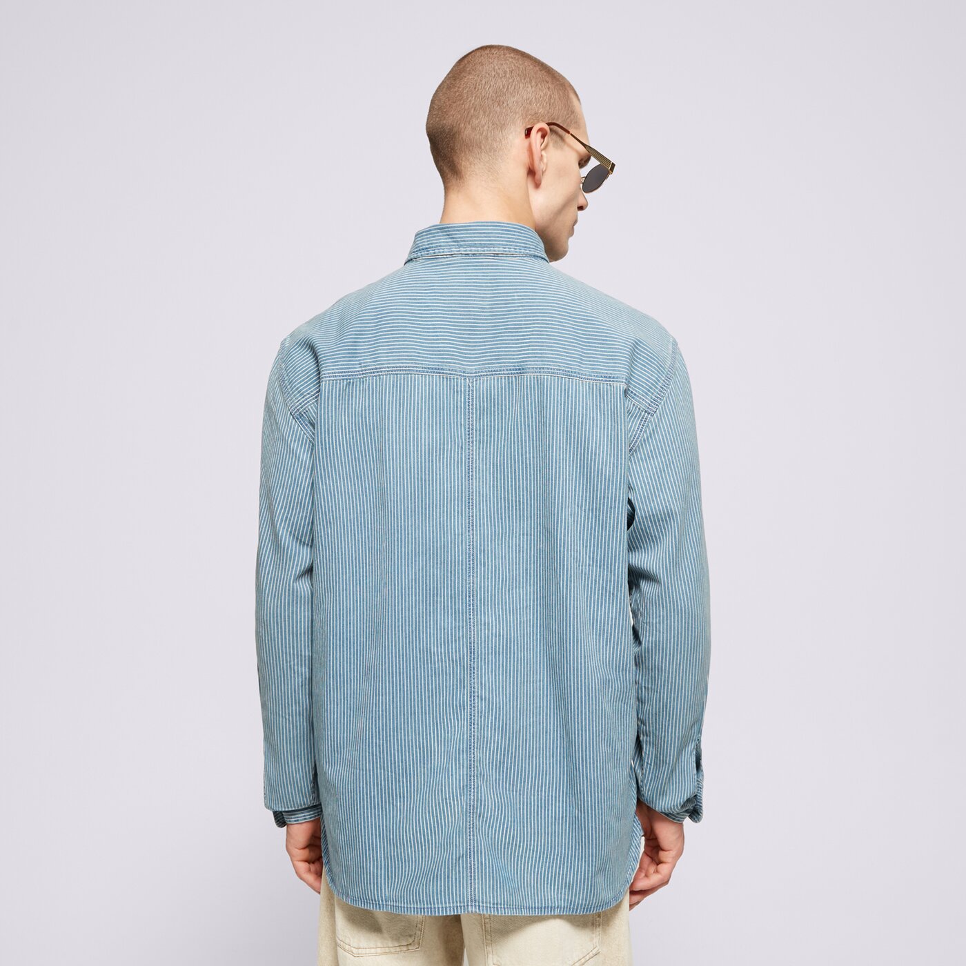 LEVI'S KOŠEĽA LS AUBURN WORKER MED INDIGO - FLAT FINISH A7224-0010 ...