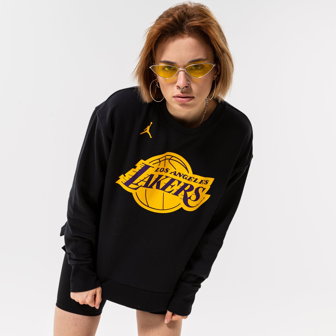 NIKE MIKINA LAL W NK FLC CREW CTS STMT NBA DN4739-010 | farba čierna ...