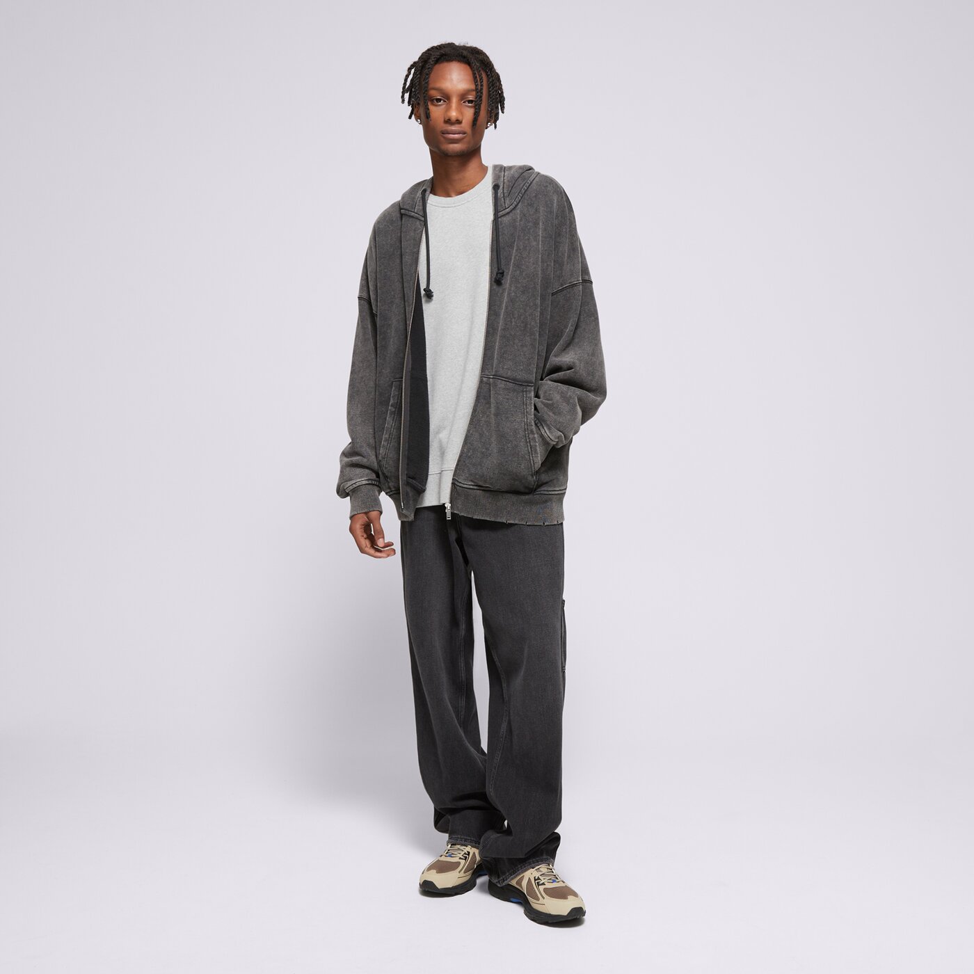 LEVI'S MIKINA NEW ORIGINAL CREW 359090002 | farba SIVÁ | Módne Mikiny ...