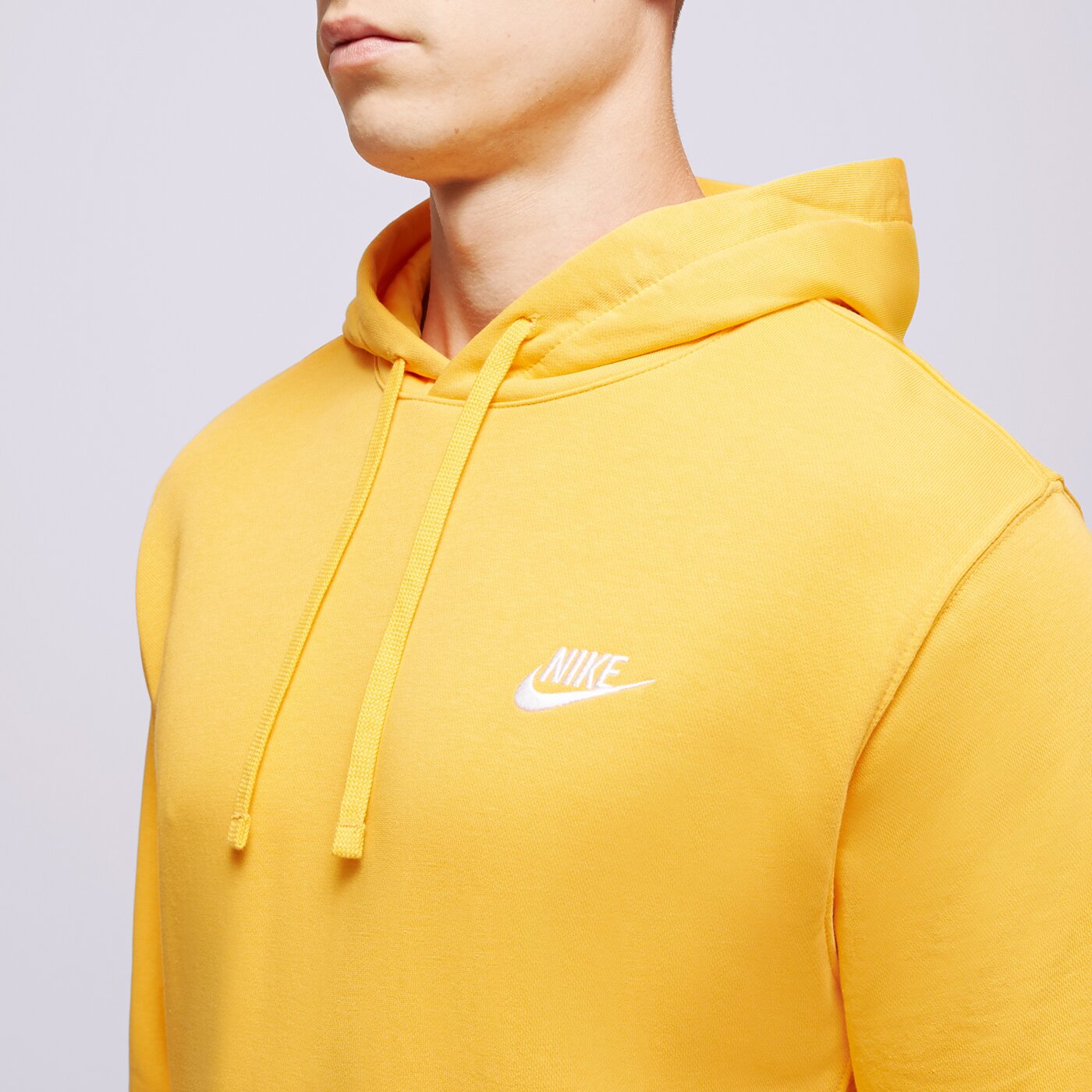 NIKE MIKINA S KAPUCŇOU NIKE SPORTSWEAR CLUB CZ7857-717 | farba ŽLTÁ ...
