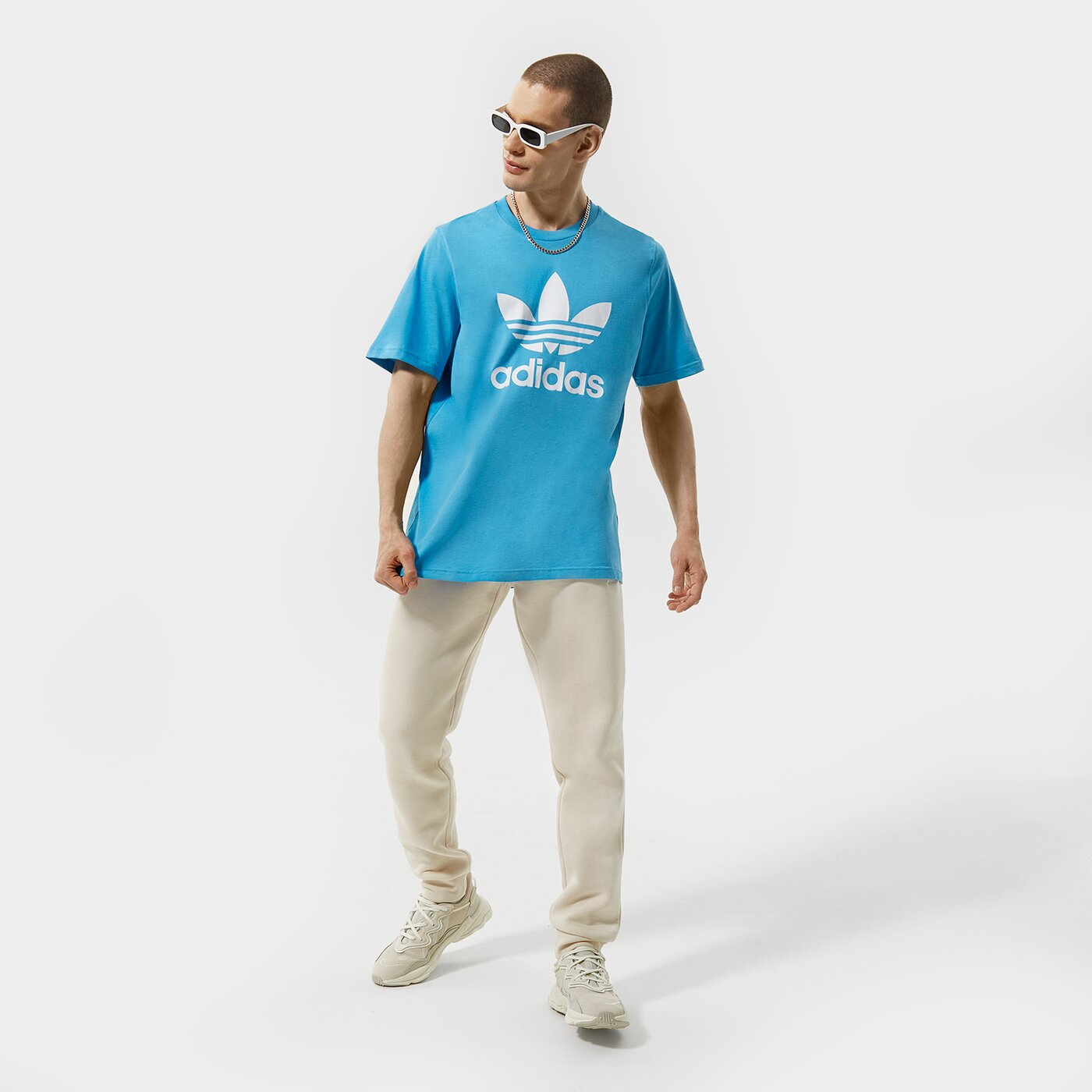 ADIDAS TRIČKO TREFOIL HE9513 | farba Modrá | Módne Tričká. Muži ...