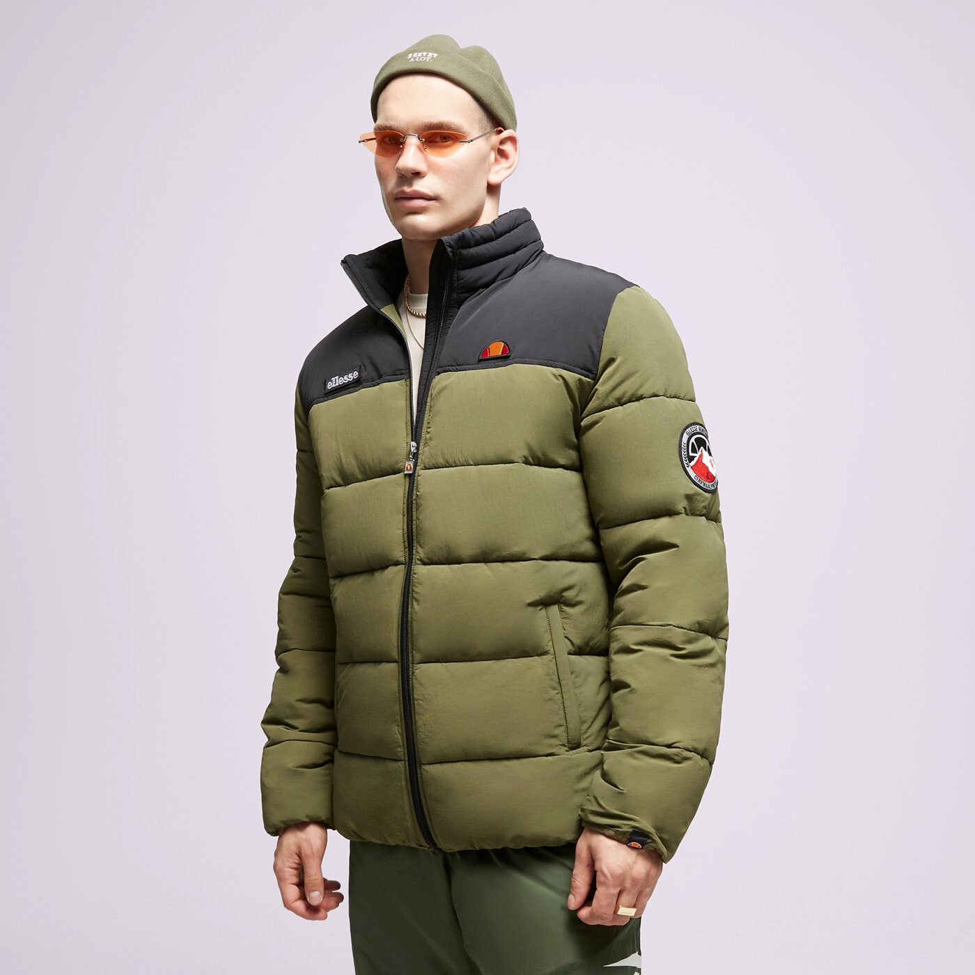 ELLESSE BUNDA ZIMNÁ NEBULA KHA/BLK PADDED JACKET SHR12789531 | farba ...
