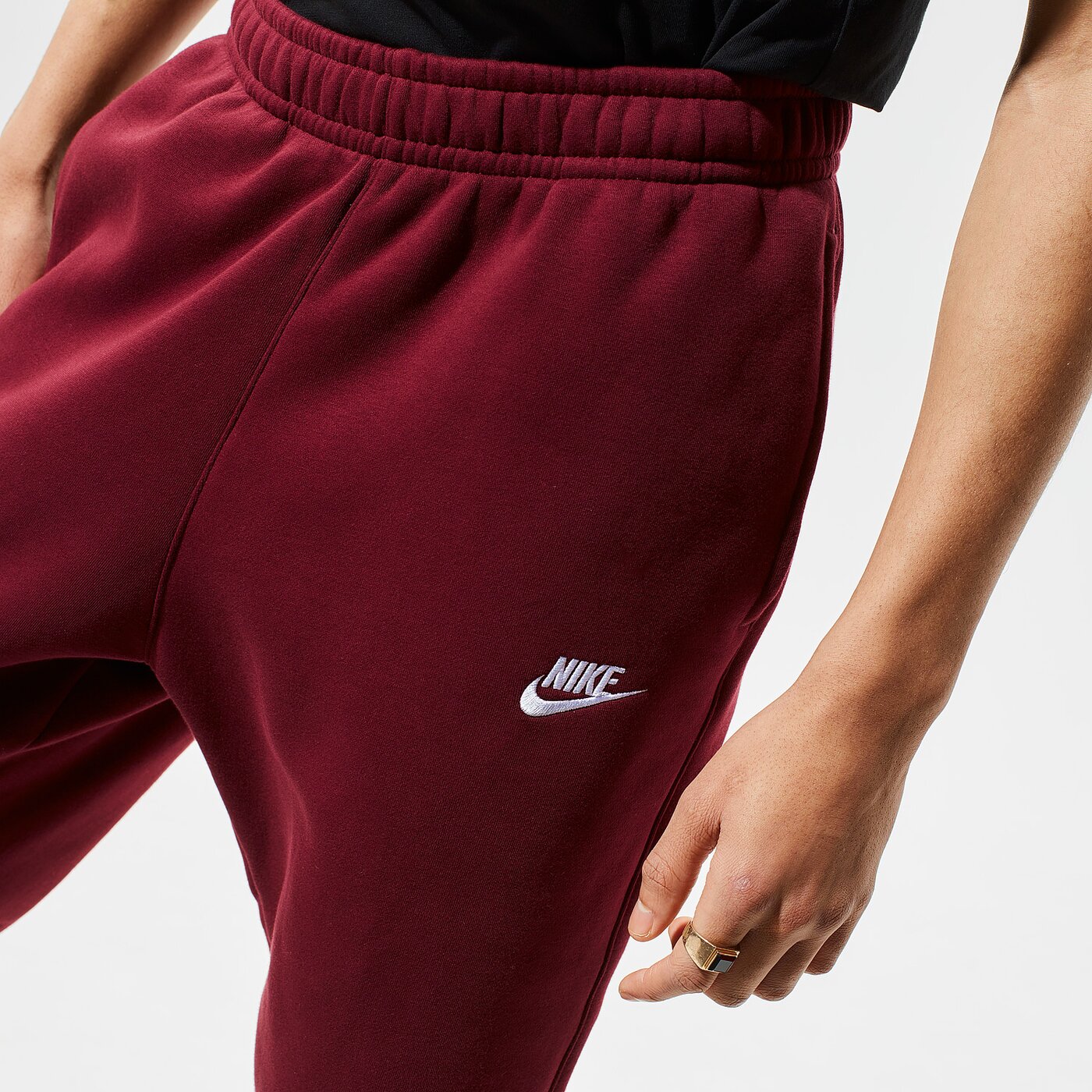Nike Nohavice Sportswear Club Fleece Bv2671 638 Farba BordovÁ Módne