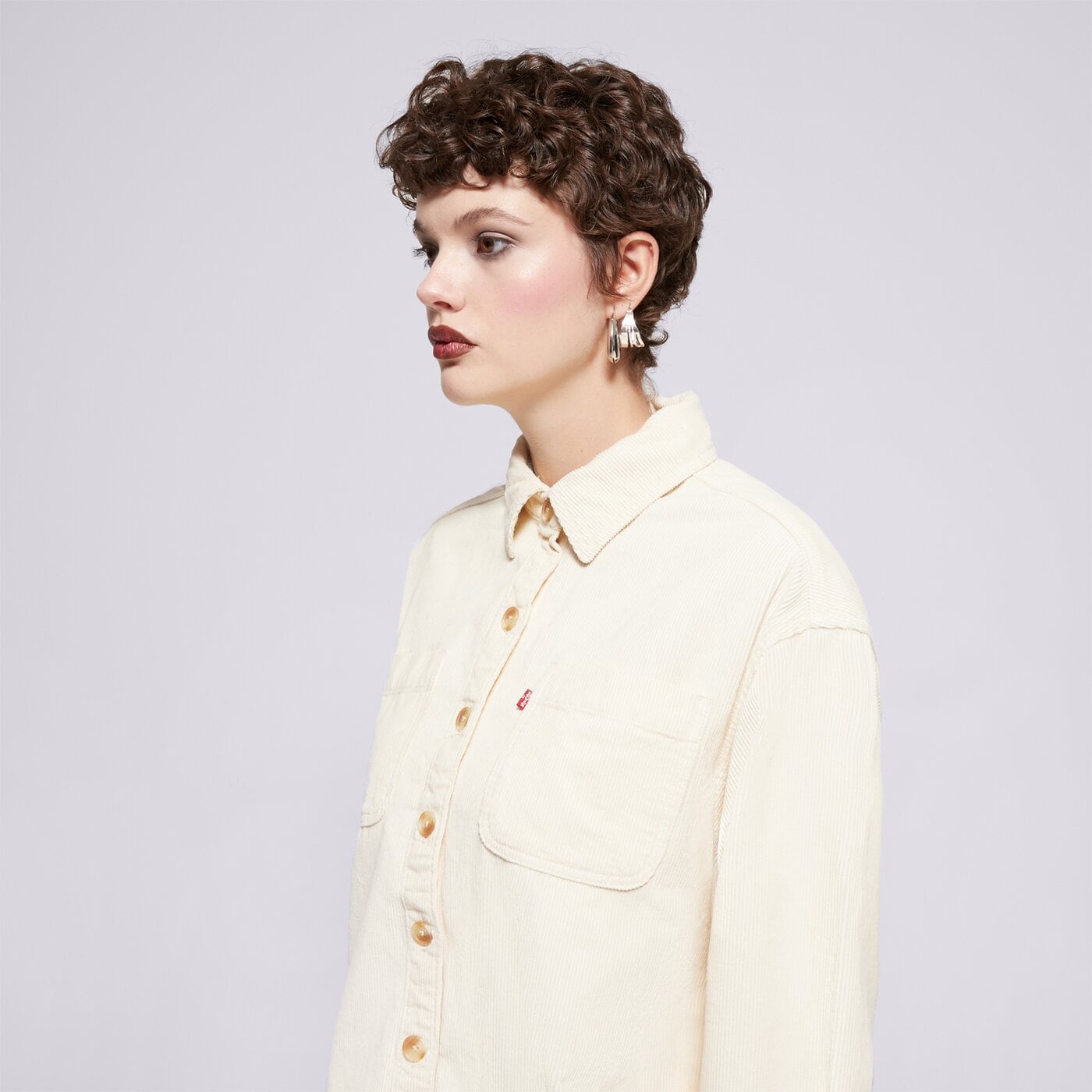 LEVI'S KOŠEĽA ORION CORDUROY OVERSHIRT NEUTRALS A8691-0011 | farba ...