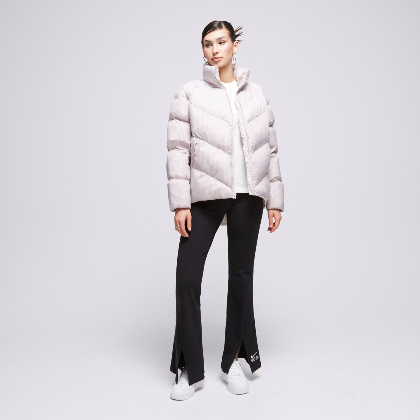 NIKE BUNDA ZIMNÁ W NSW TF ECDWN GS NK FB8788-019 | farba SIVÁ | Módne ...