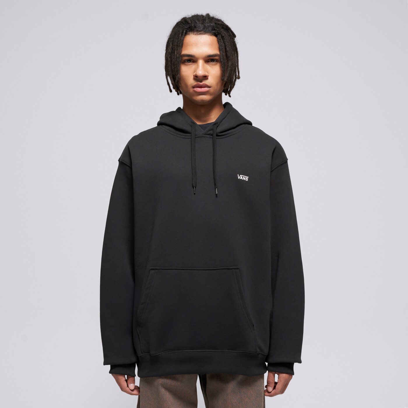 VANS MIKINA S KAPUCŇOU LEFT CHEST II LOOSE PO VN000P21BLK1 | farba ...