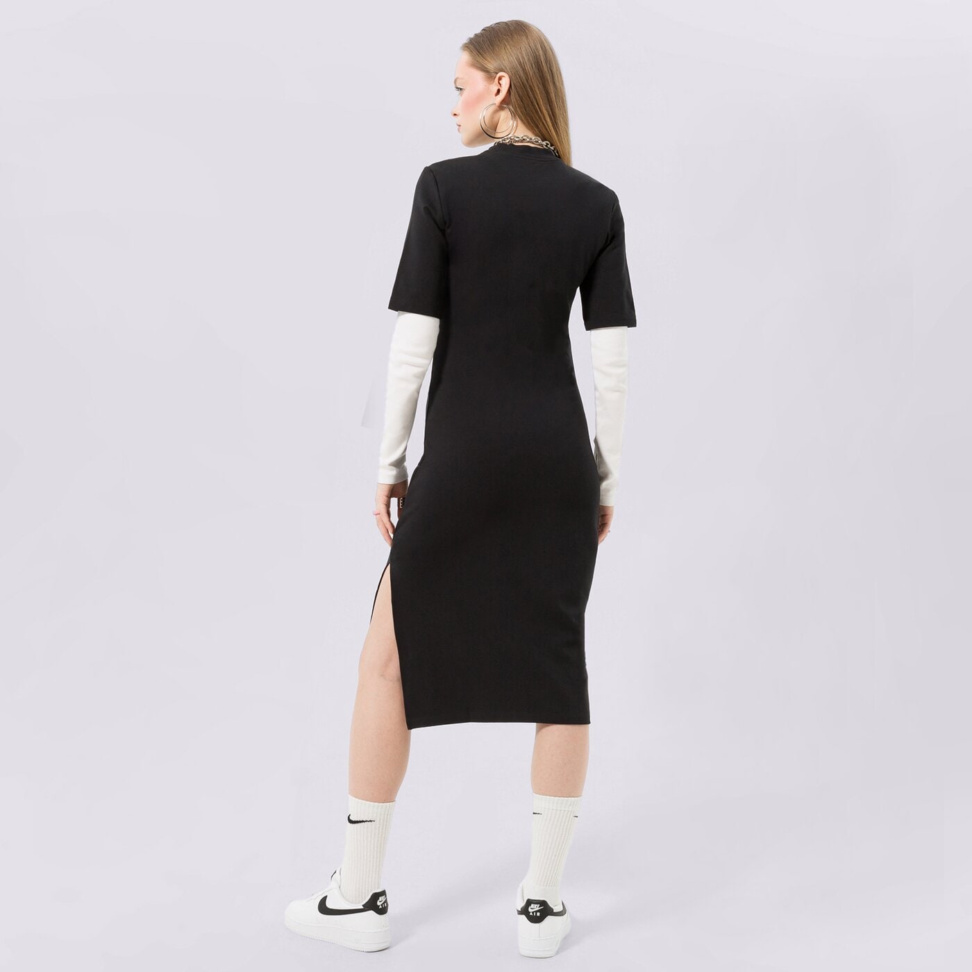 NIKE ŠATY W NSW ESSNTL MIDI DV7878-010 | farba čierna | Módne Šaty ...