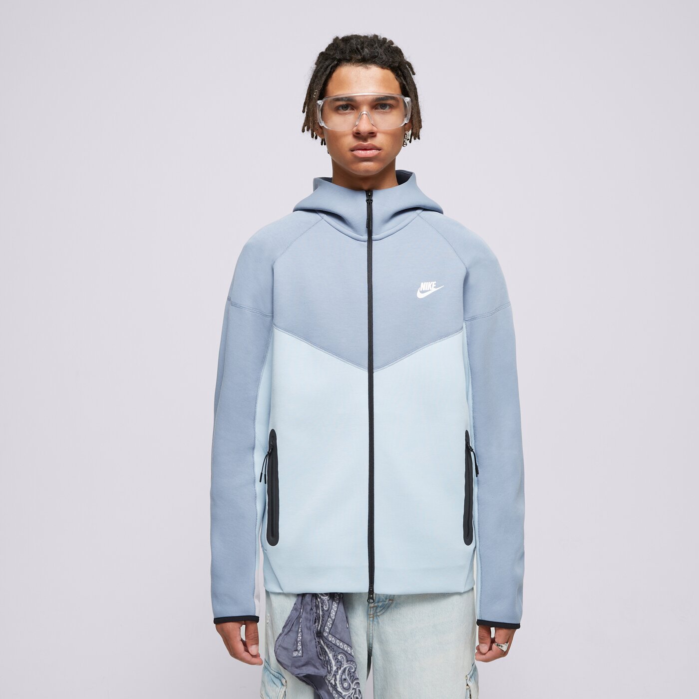 NIKE MIKINA ROZP S KAPUCŇOU TECH FZ HD LT.ARMORY SWEATSHIRT FB7921-440 ...