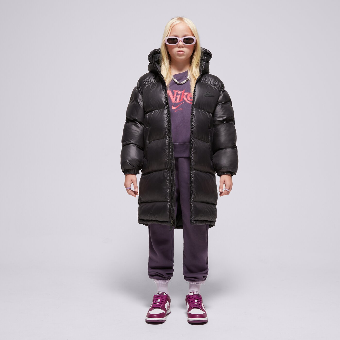 NIKE BUNDA ZIMNÁ K NSW TF RPL HGH SYF EO PRK UL GIRL FD2842-011 | farba ...