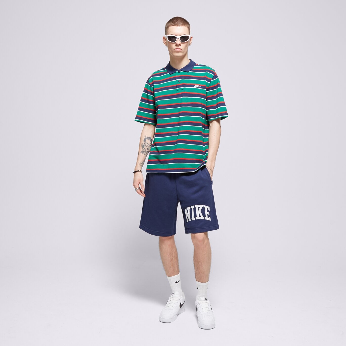 NIKE POLO M NK CLUB STRIPE POLO FN3896-410 | farba VIACFAREBNÁ | Módne ...