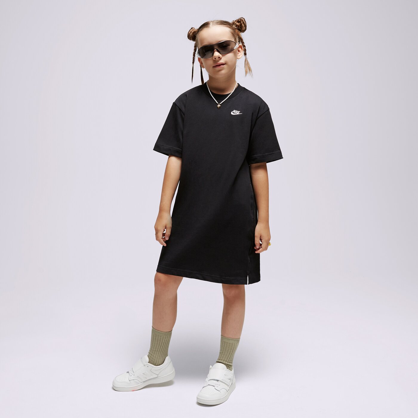 NIKE ŠATY G NSW TSHIRT DRSS FB1258-010 | farba čierna | Módne Šortky a ...