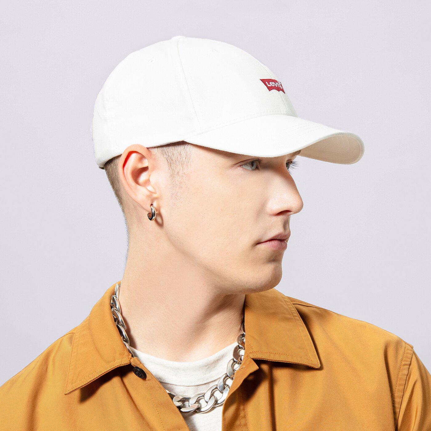 LEVI'S ČIAPKA HOUSEMARK FLEXFIT CAP D7723-0001 | farba BIELA | Módne ...