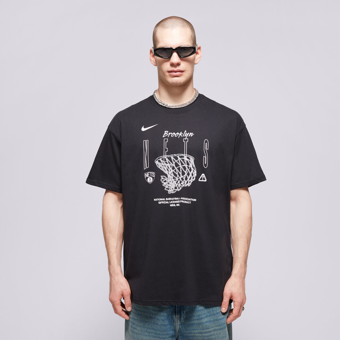 NIKE TRIČKO BKN M NK CTS MAX90 1 SS TEE NBA FJ0355-010 | farba čierna ...