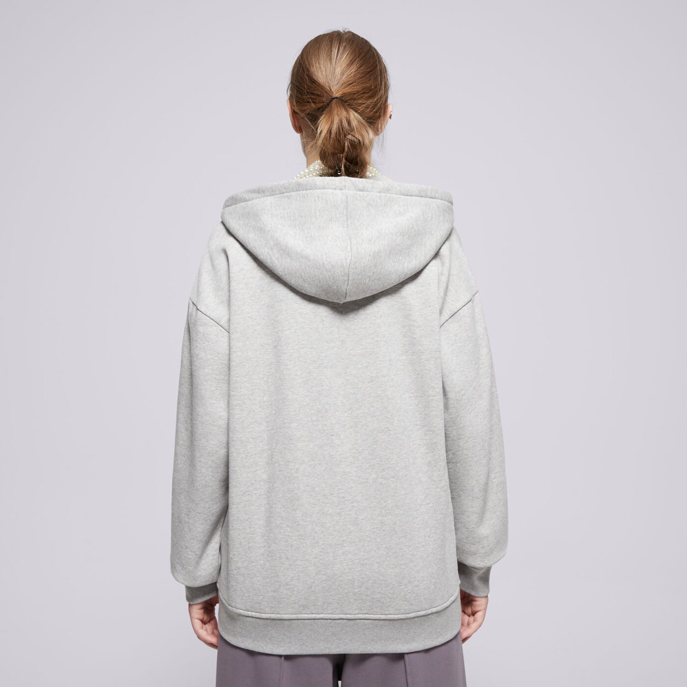 ADIDAS MIKINA S KAPUCŇOU ESS FZ HOODIE IY9622 | farba SIVÁ | Módne ...