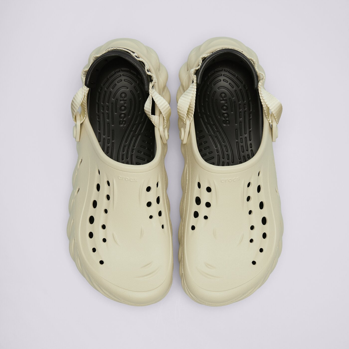 CROCS ECHO CLOG 207937-2YJ | farba BÉŽOVÁ | Módne Šľapky. Muži Obuv ...