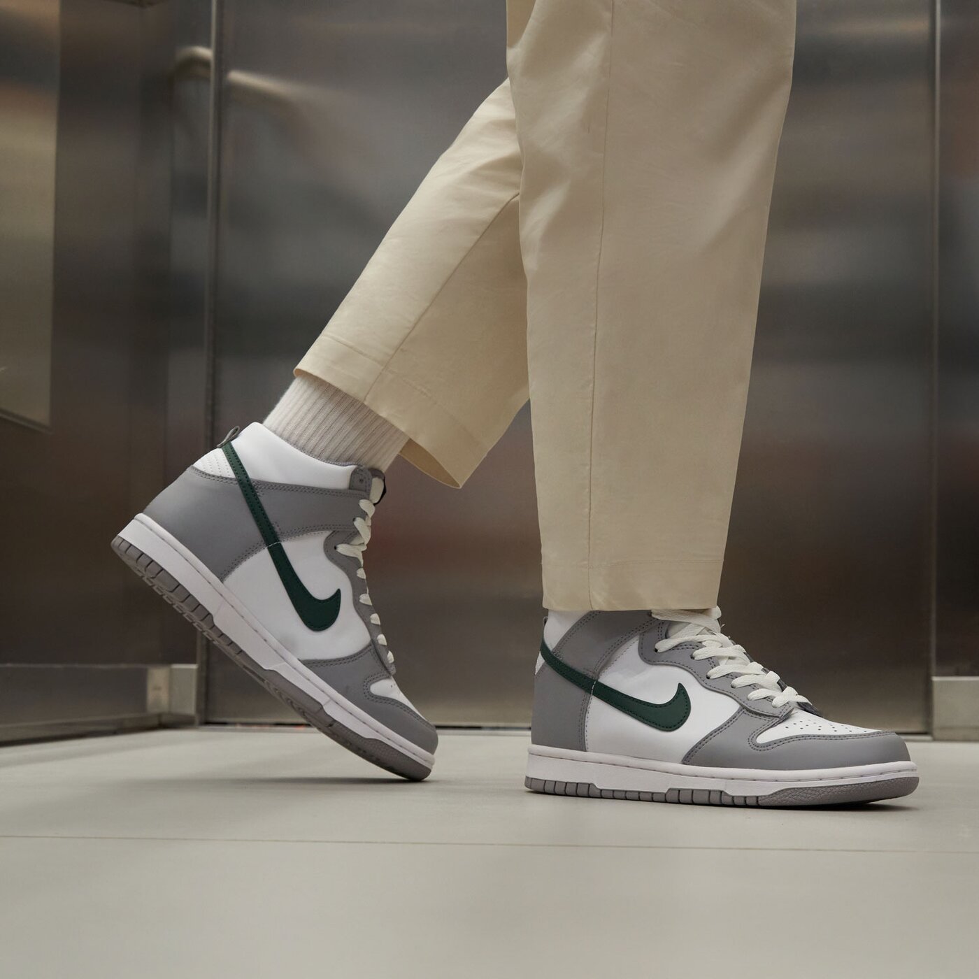 NIKE DUNK HIGH DB2179-119 | farba SIVÁ | Módne Tenisky. Deti Obuv eshop ...
