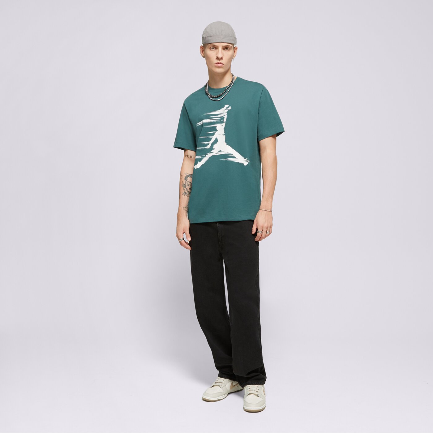 TRIČKO M JORDAN MVP JM SS CREW FZ1919-366 | farba ZELENÁ | Módne Tričká ...
