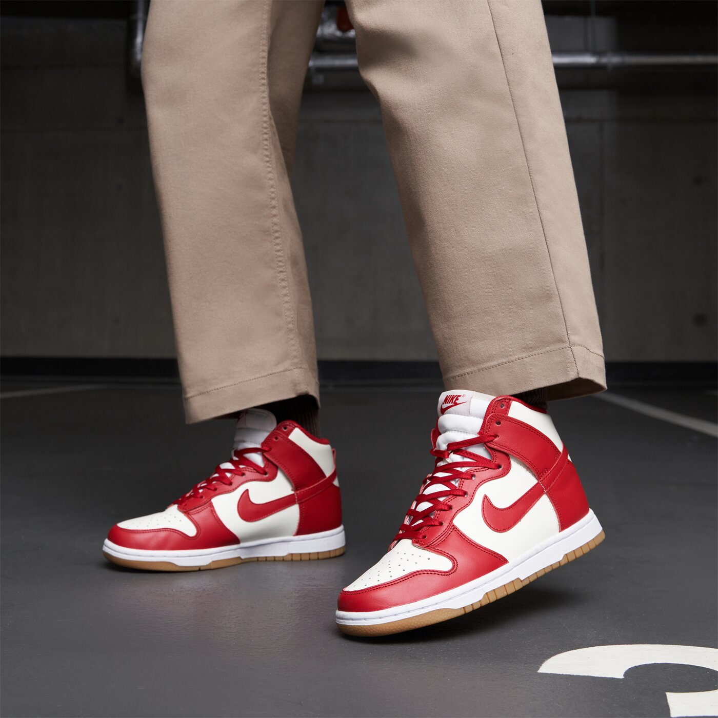 NIKE DUNK HIGH DD1869-114 | farba ČERVENÁ | Módne Tenisky. Ženy Obuv ...