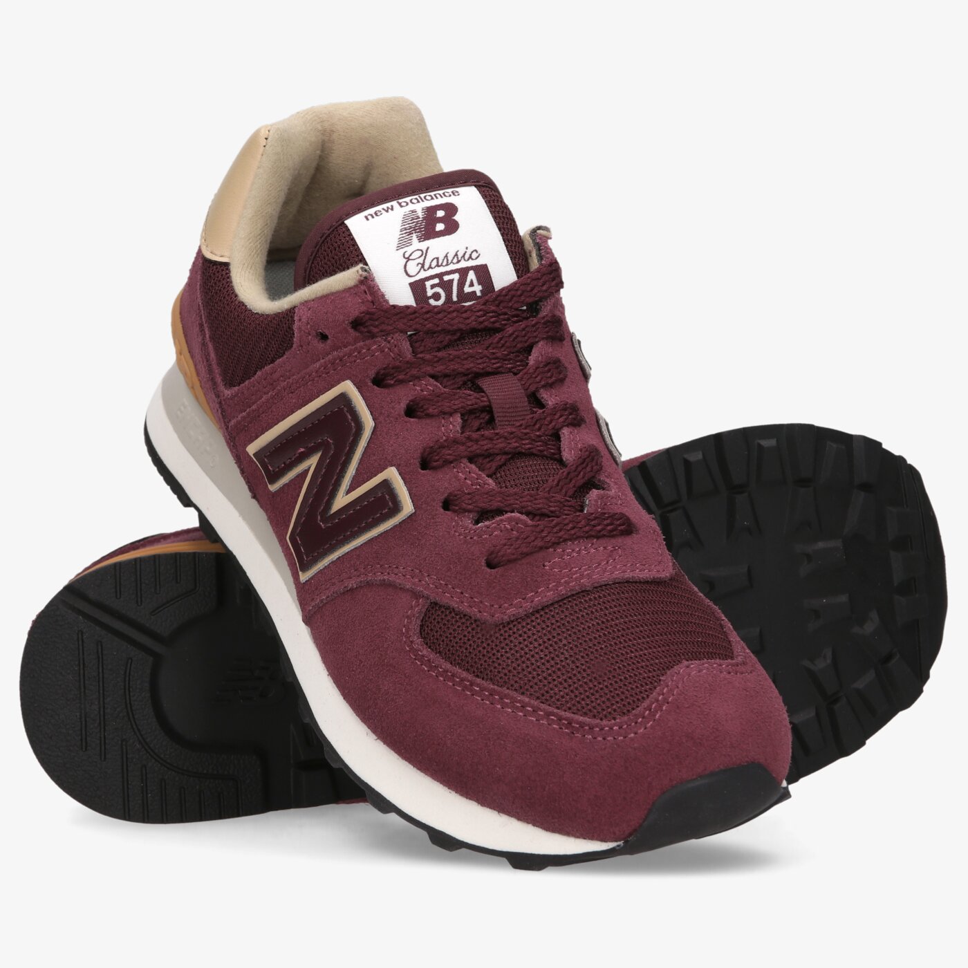 NEW BALANCE 574 ML574BG2 | farba BORDOVÁ | Módne Tenisky. Ženy Obuv ...