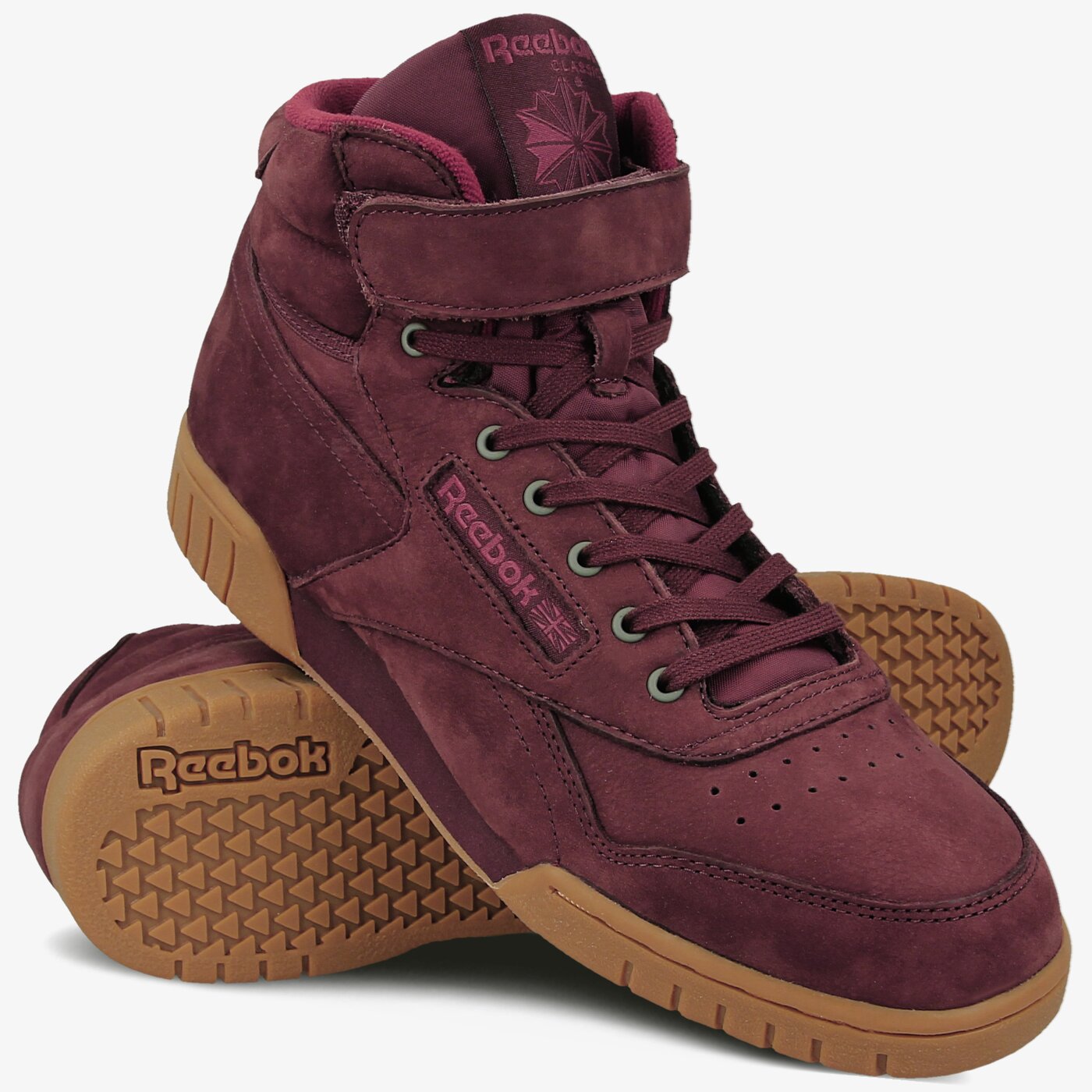REEBOK EX-O-FIT PLUS HI LG BS6188 | farba BORDOVÁ | Módne Tenisky. Muži ...