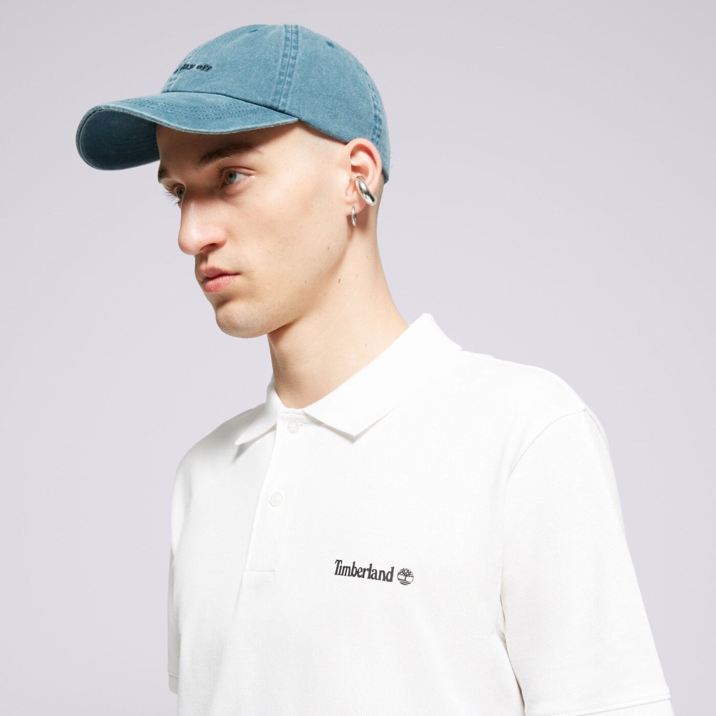 TIMBERLAND POLO SMALL LOGO PRINT POLO TB0A5QQ61001 | farba BIELA ...