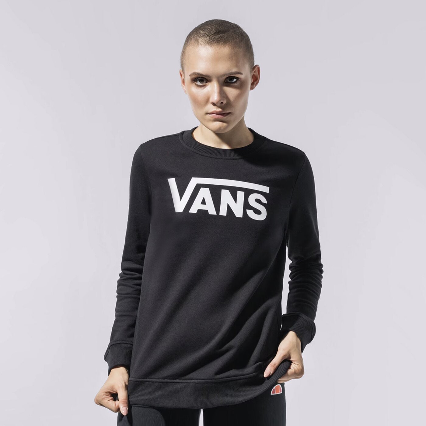 VANS MIKINA CLASSIC V CREW VN0A4S97BLK1 | farba čierna | Módne Mikiny ...