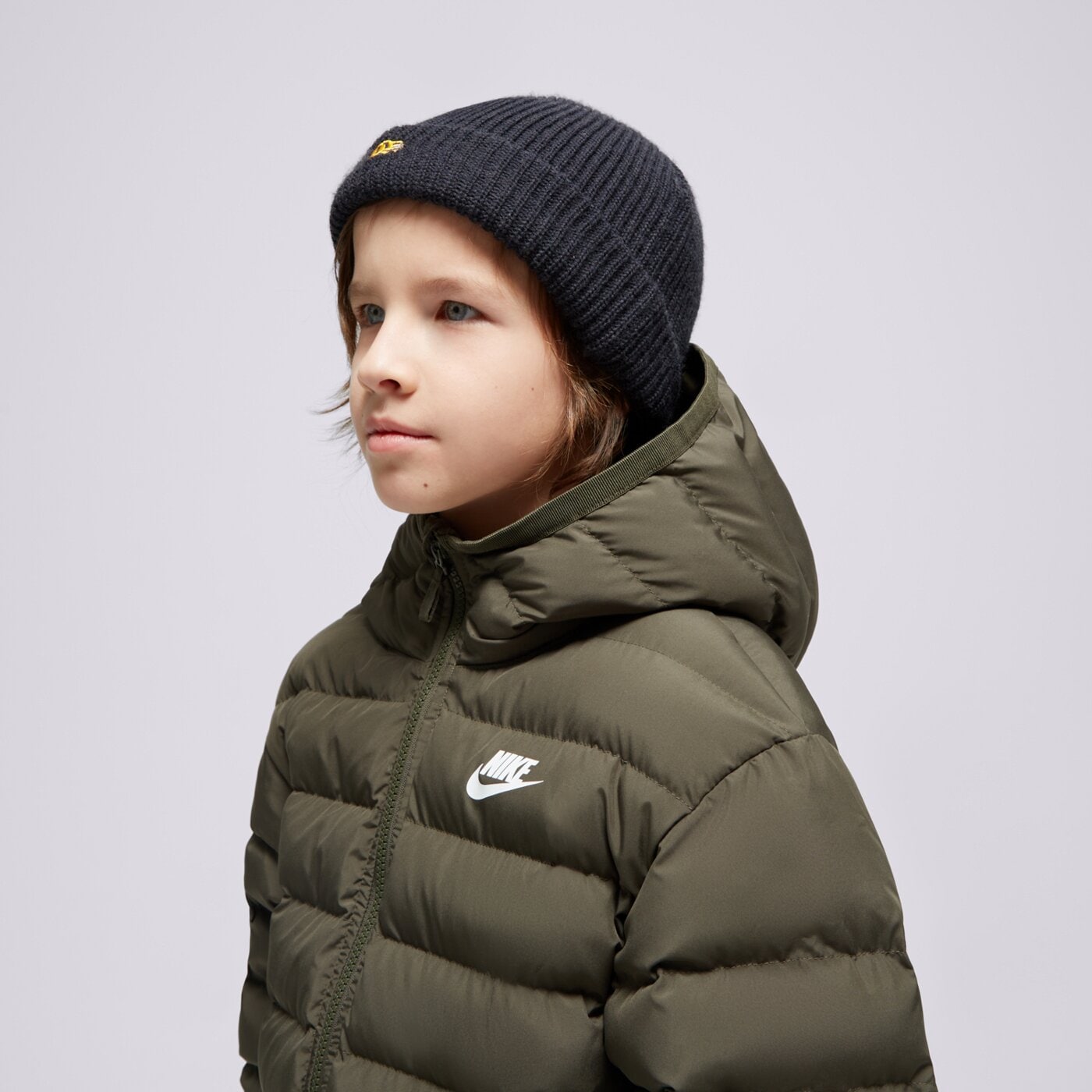 NIKE BUNDA ZIMNÁ K NSW LOW SYNFL HD BOY FD2845-325 | farba khaki ...