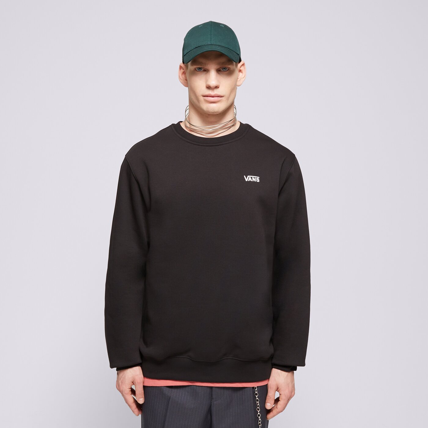VANS MIKINA CORE BASIC CREW VN0A7YDUBLK1 | farba čierna | Módne Mikiny ...