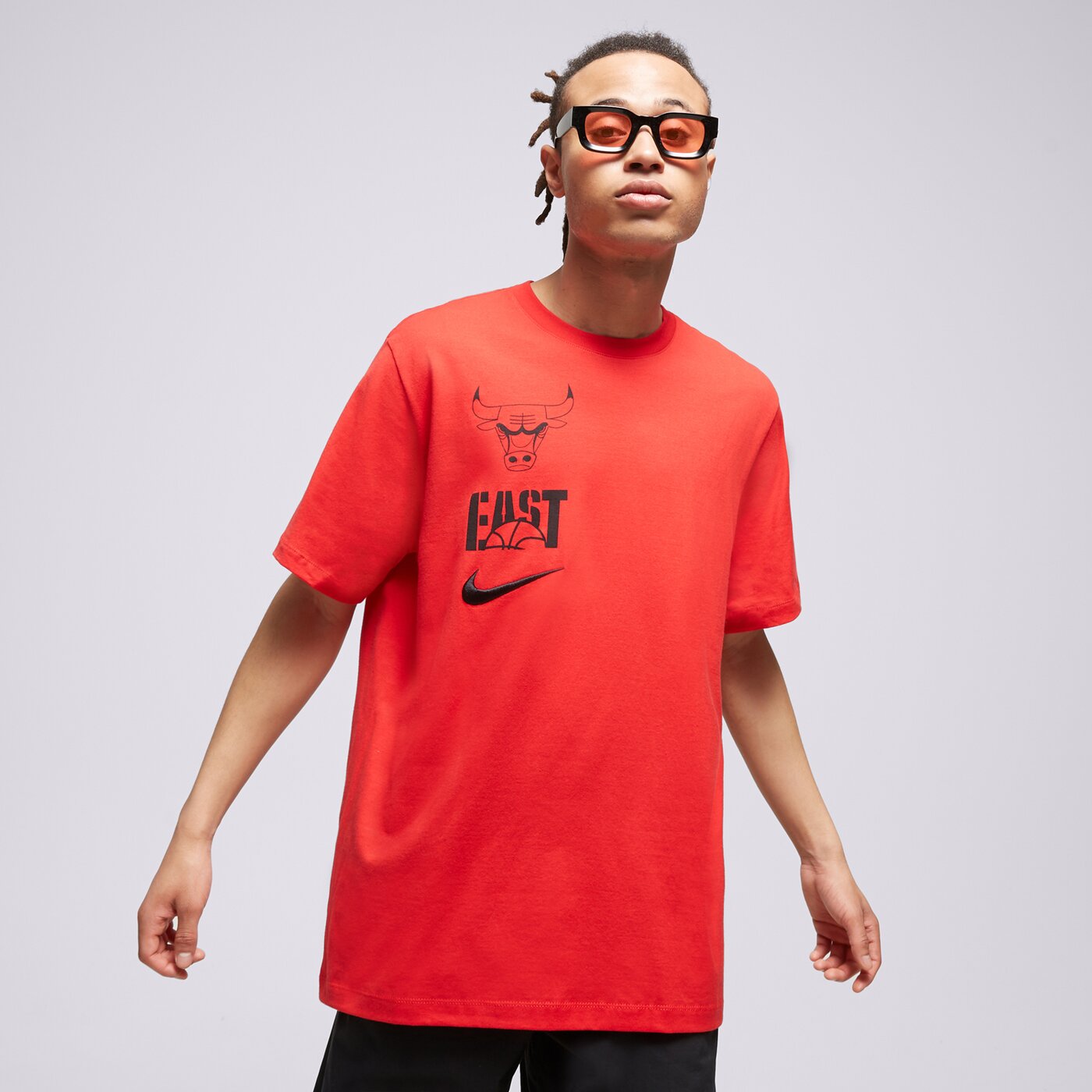 NIKE TRIČKO CHI M NK ES VS BLOCK TEE NBA DZ0228-657 | farba ČERVENÁ ...